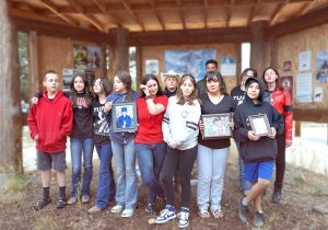 Photo by E. WIldeAmber Archuleta’s class members gathered at her vigil ...